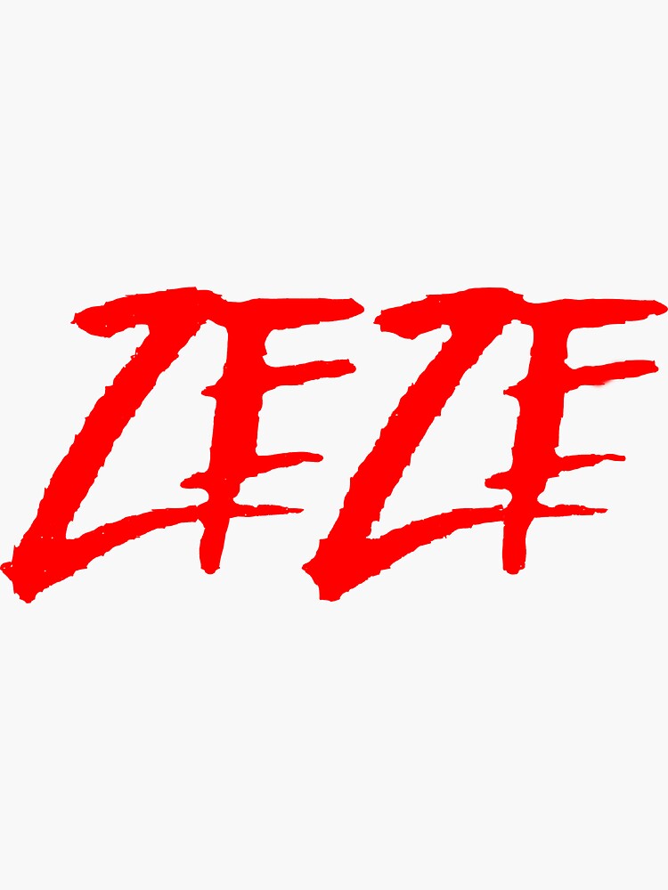 "Zeze - Kodak Black (Red Logo)" Sticker for Sale by TJA3200 | Redbubble