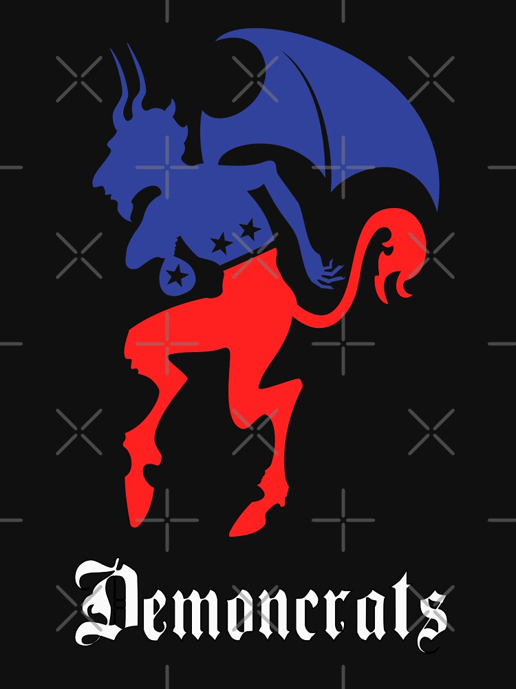 "demoncrats" T-shirt for Sale by moonmorph | Redbubble | demoncrats ...