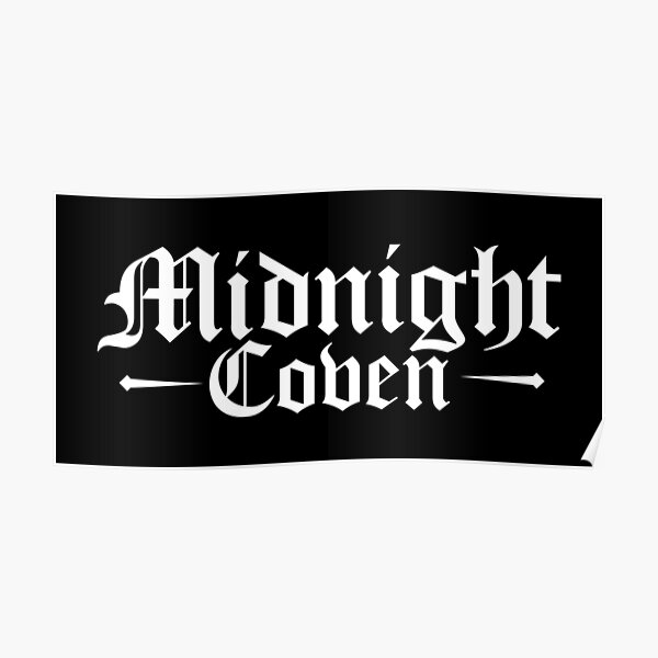 "Midnight Coven Logo" Poster for Sale by MidnightCoven | Redbubble