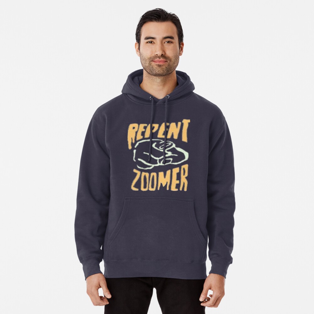 "Repent Zoomer" Pullover Hoodie for Sale by SnakeTiddies | Redbubble