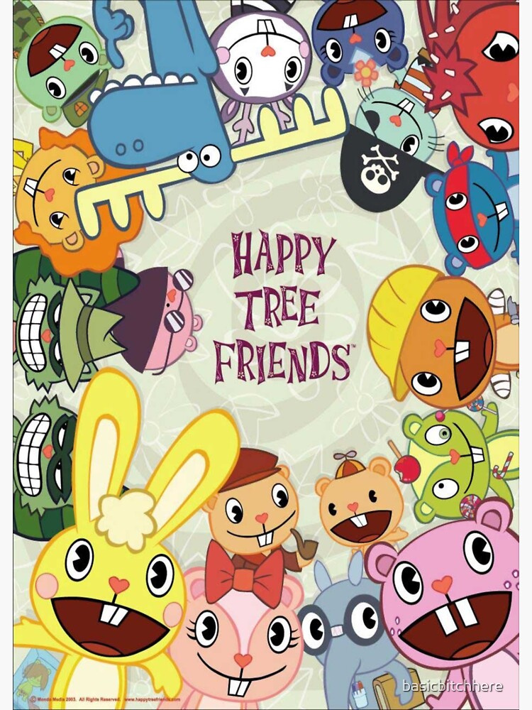 "Happy Tree Friends " Sticker for Sale by basicbitchhere | Redbubble