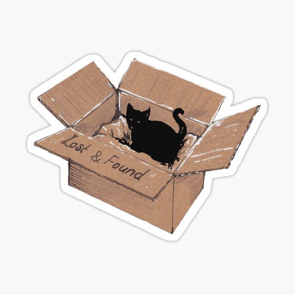 "Lost & Found" Sticker for Sale by CCooperUK | Redbubble