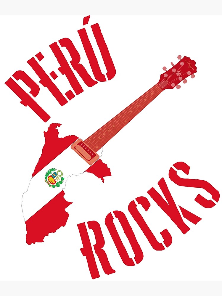 "Perú Rocks!" Poster by LatinoTime | Redbubble