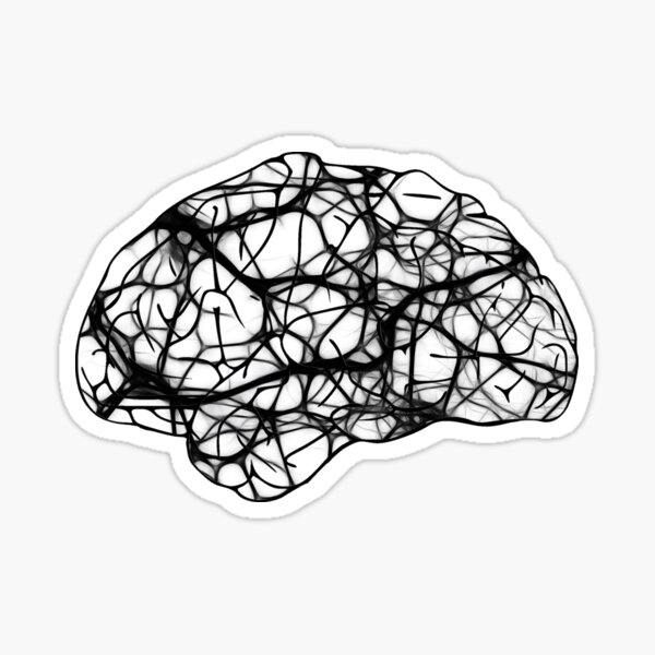 "Neural Network 2" Sticker for Sale by ColorfulCortex | Redbubble