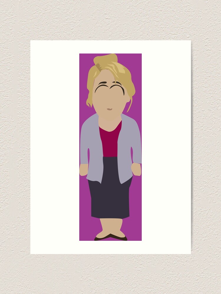 "Minimalistic Vice Principal Strong Woman | South Park" Art Print by ...