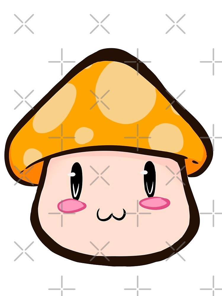 "chibi mushroom " by Elfneon | Redbubble