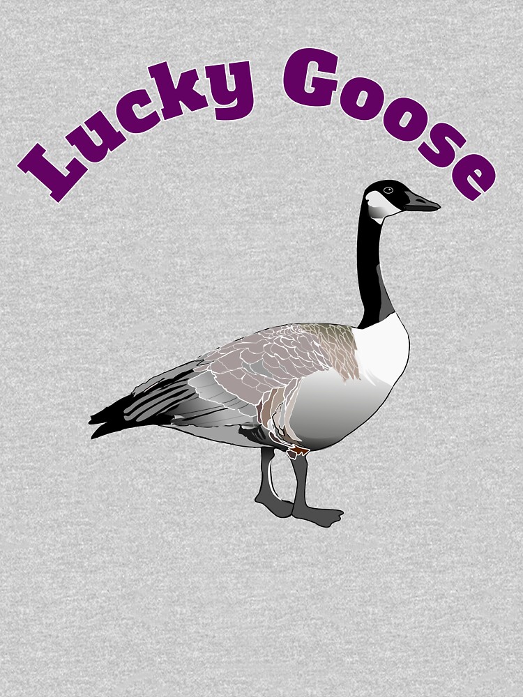 "Lucky Goose Funny Geese Lovers Gift" T-shirt for Sale by Klimentina ...