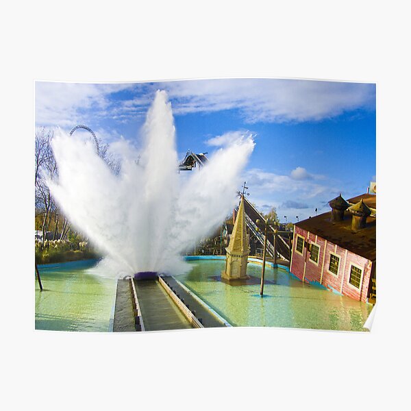 "Tidal Wave - Thorpe Park" Poster for Sale by Arrowman | Redbubble