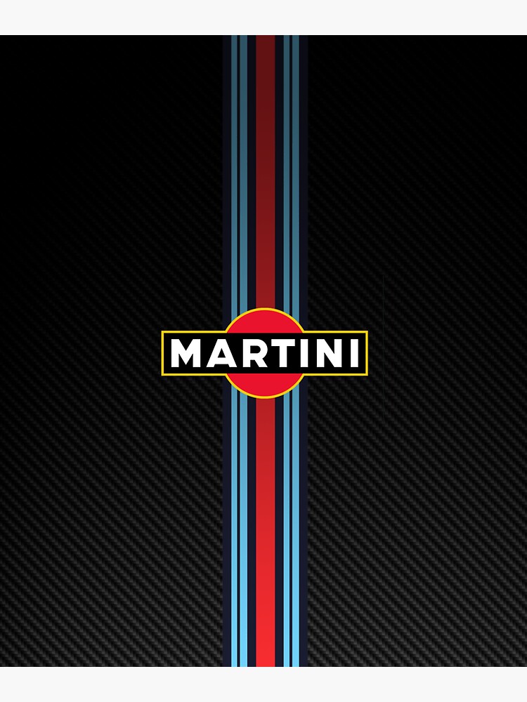 "Martini Racing Stripes" Sticker by -Martin- | Redbubble