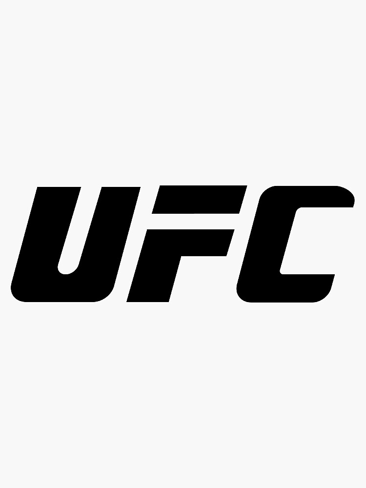 "UFC logo" Sticker by ElFlexico | Redbubble