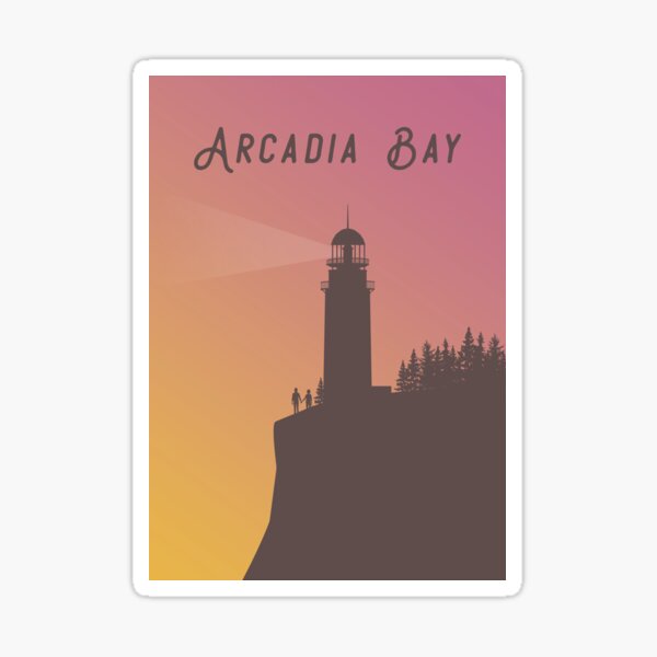 "Life is Strange - Arcadia Bay Lighthouse with Chloe & Max" Sticker for ...