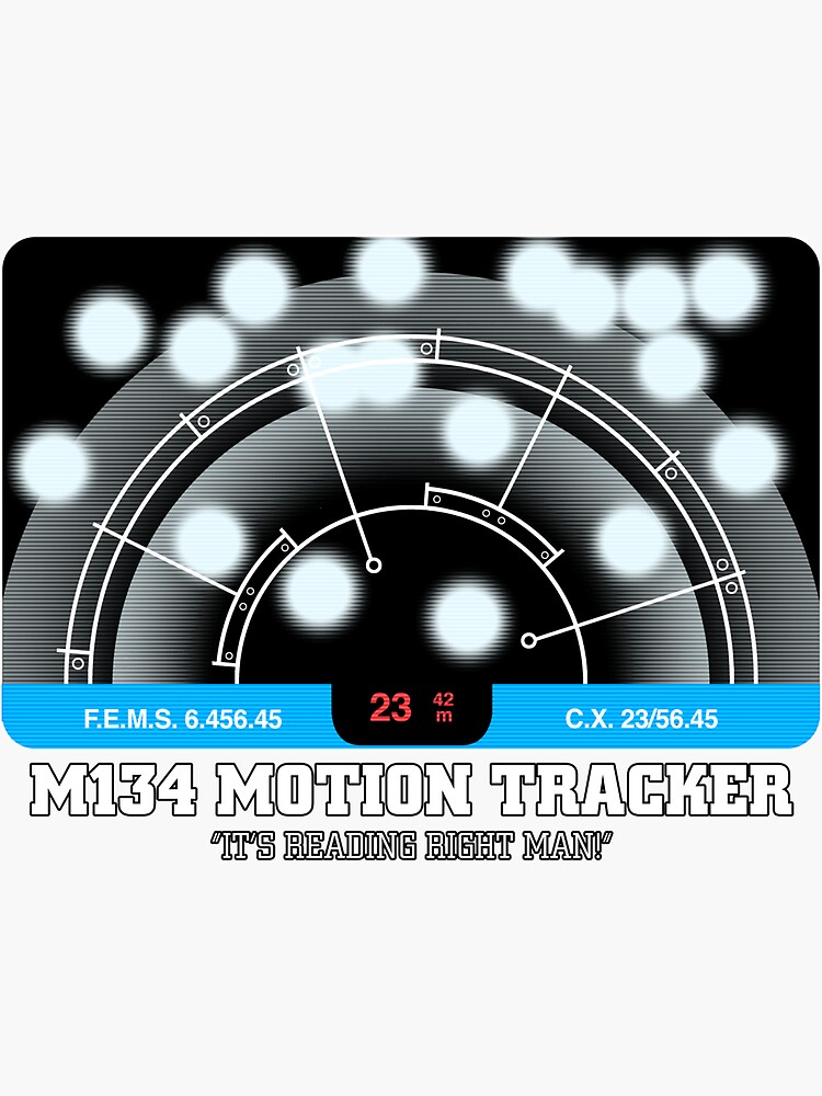 " M134 Motion Tracker - Inspired by Aliens" Sticker for Sale by ...