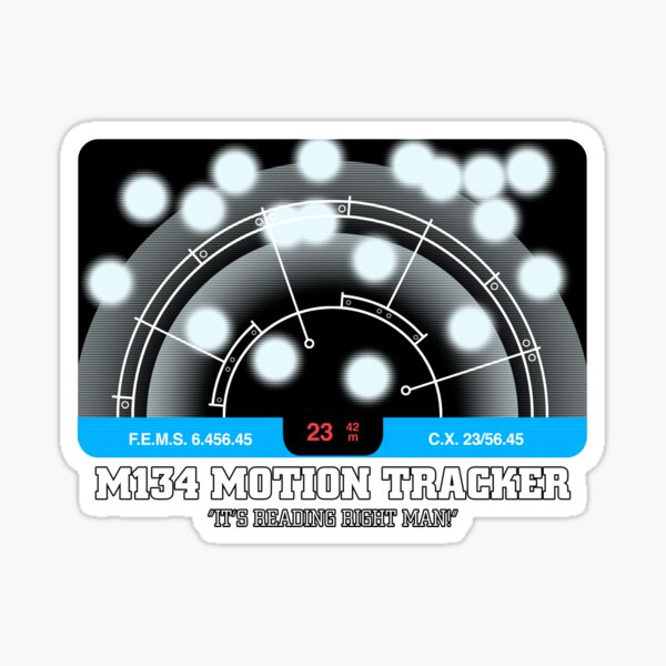 " M134 Motion Tracker - Inspired by Aliens" Sticker for Sale by ...