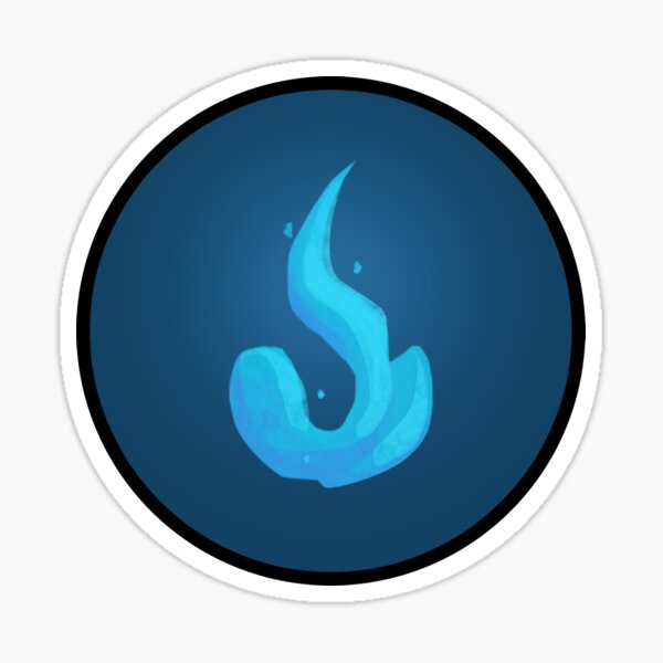 "Elemental Symbol: Water" Sticker for Sale by mkgrayhawk | Redbubble