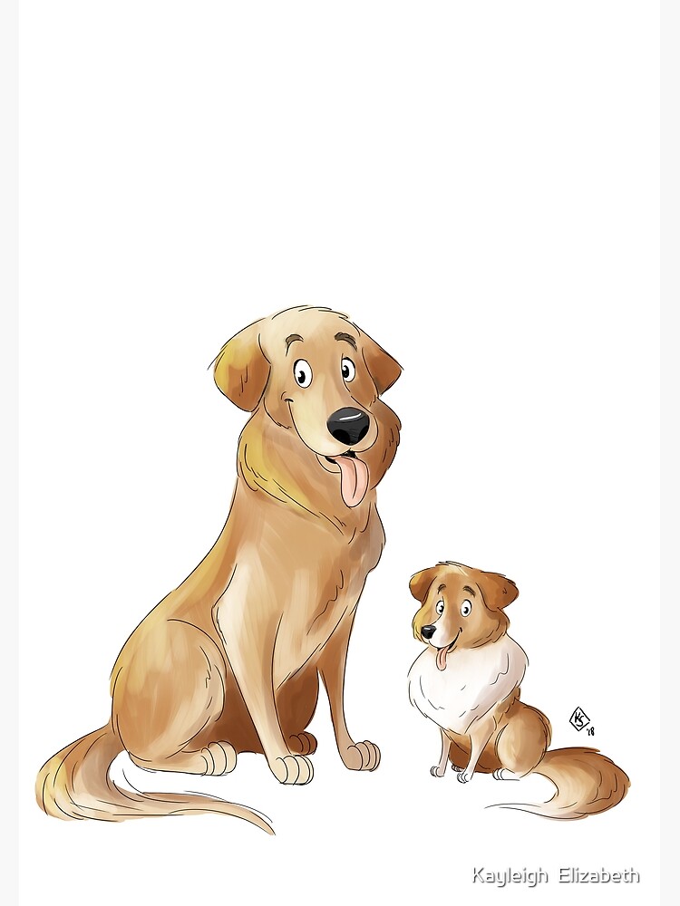 "Golden friends" Poster by studiokayleigh | Redbubble