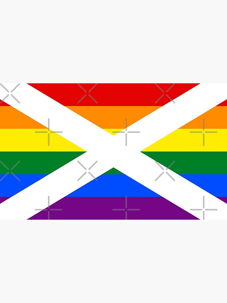 "Scotland LGBTQ Pride Flag" Poster for Sale by popkulturniy | Redbubble