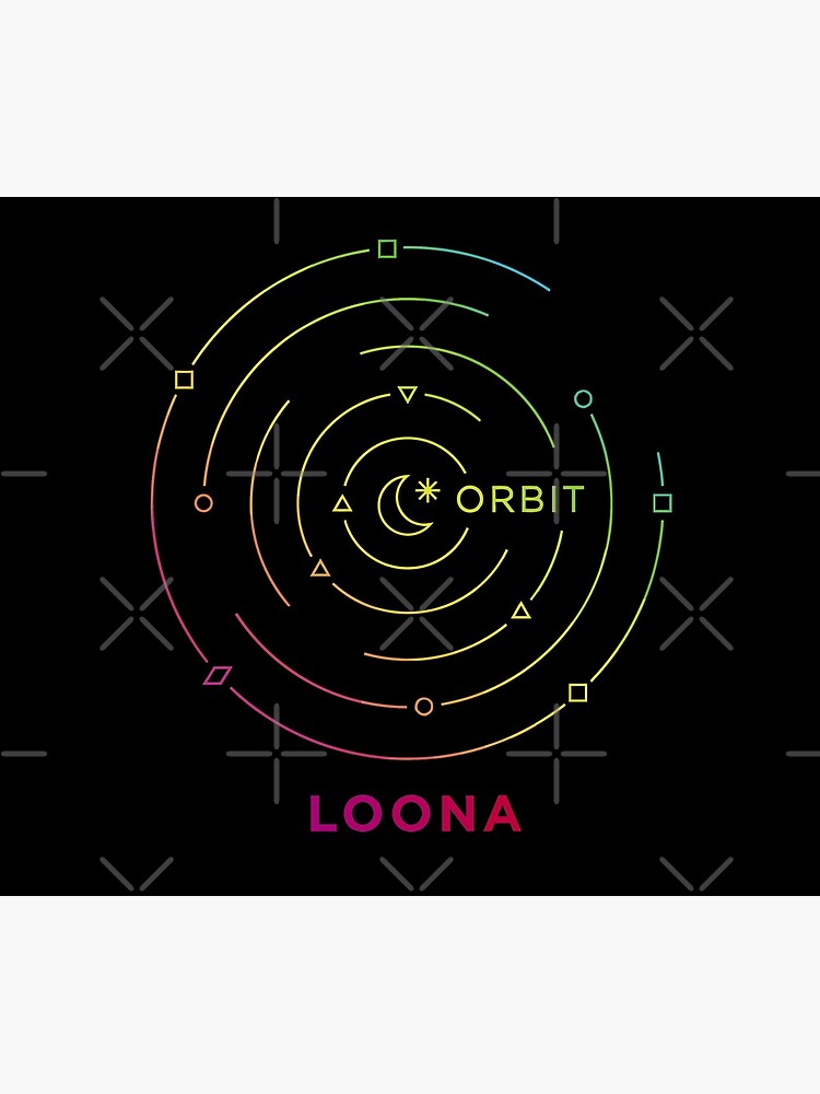 "KPOP GIRLGROUP LOONA ORBIT FANDOM LOGO TSHIRT/ HOODIE/ CASE/ MUG/ BAG ...