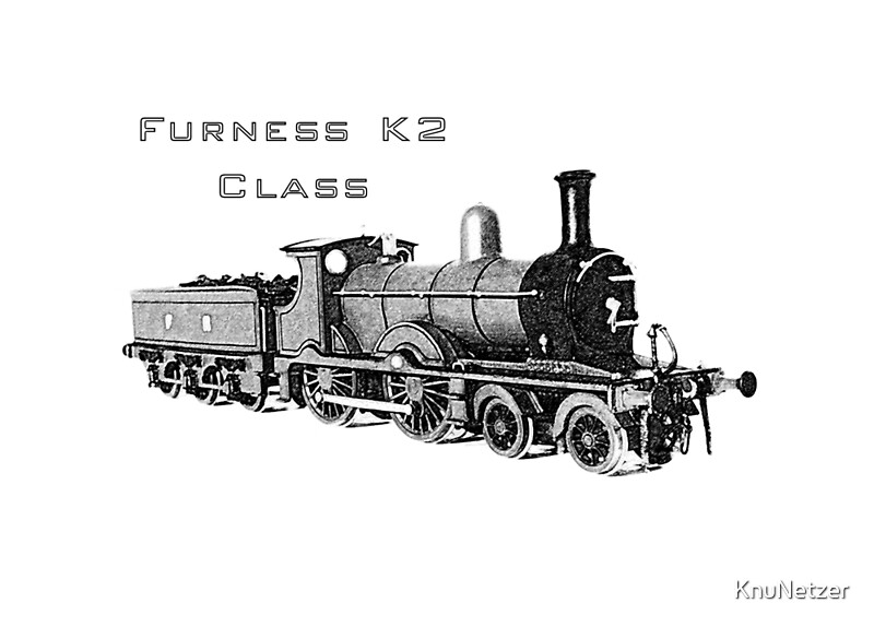 "Furness Railway K2 Class Locomotive" by KnuNetzer | Redbubble