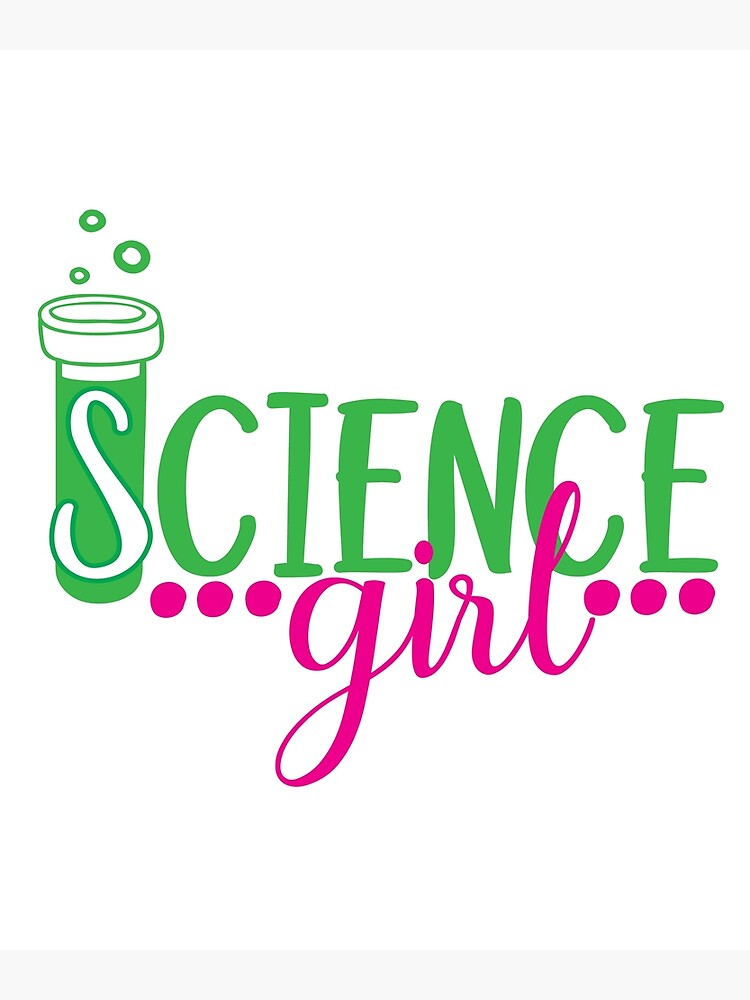 "Science Girl Scientist Teacher Chemist Gift School Laboratory" Poster ...