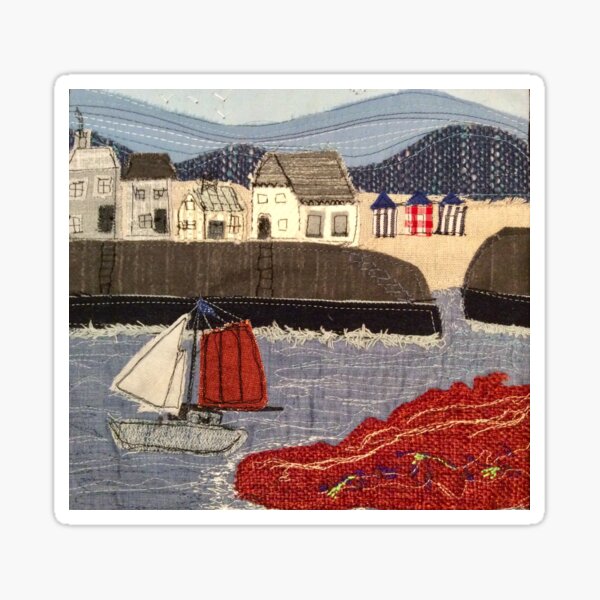 "Boat leaving harbour" Sticker for Sale by Kaggie | Redbubble