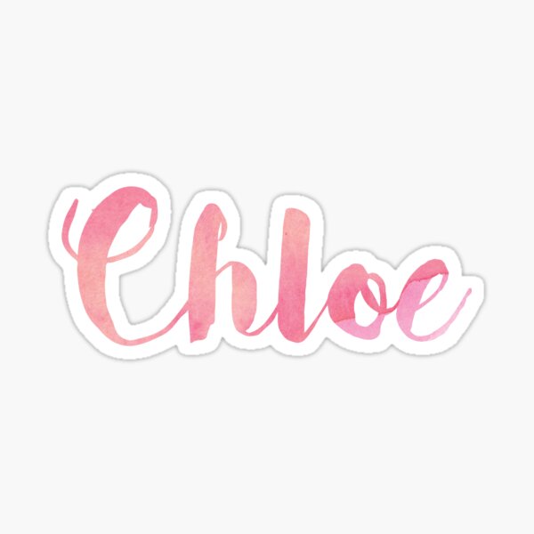 "Chloe" Sticker for Sale by ampp | Redbubble