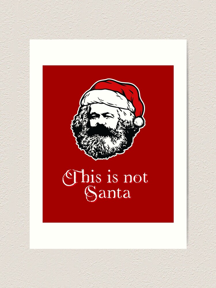 "Karl Marx - This Is Not Santa - Marxisten DDR Weihnachten Design ...