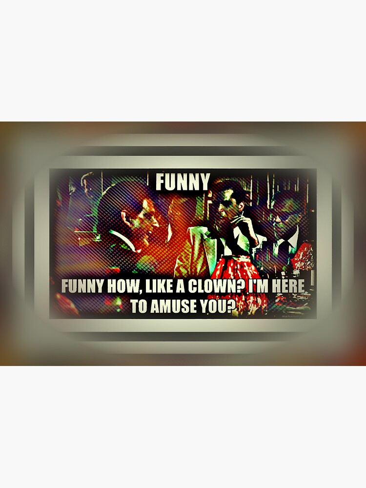 "Funny Like A Clown" Sticker by DroidAKov | Redbubble