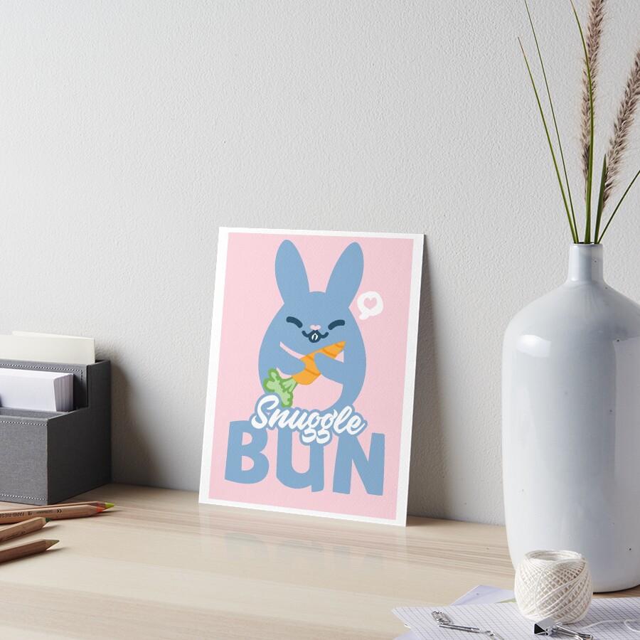 "Snuggle Bun" Art Board Print by Wisecracker42 | Redbubble