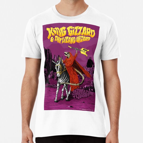 "King Gizzard & The Lizard Wizard Fan made Art" T-shirt for Sale by ...