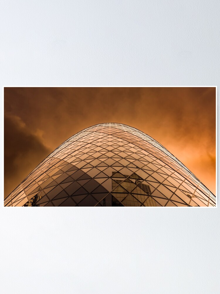 "The Gherkin" Poster for Sale by baneling | Redbubble