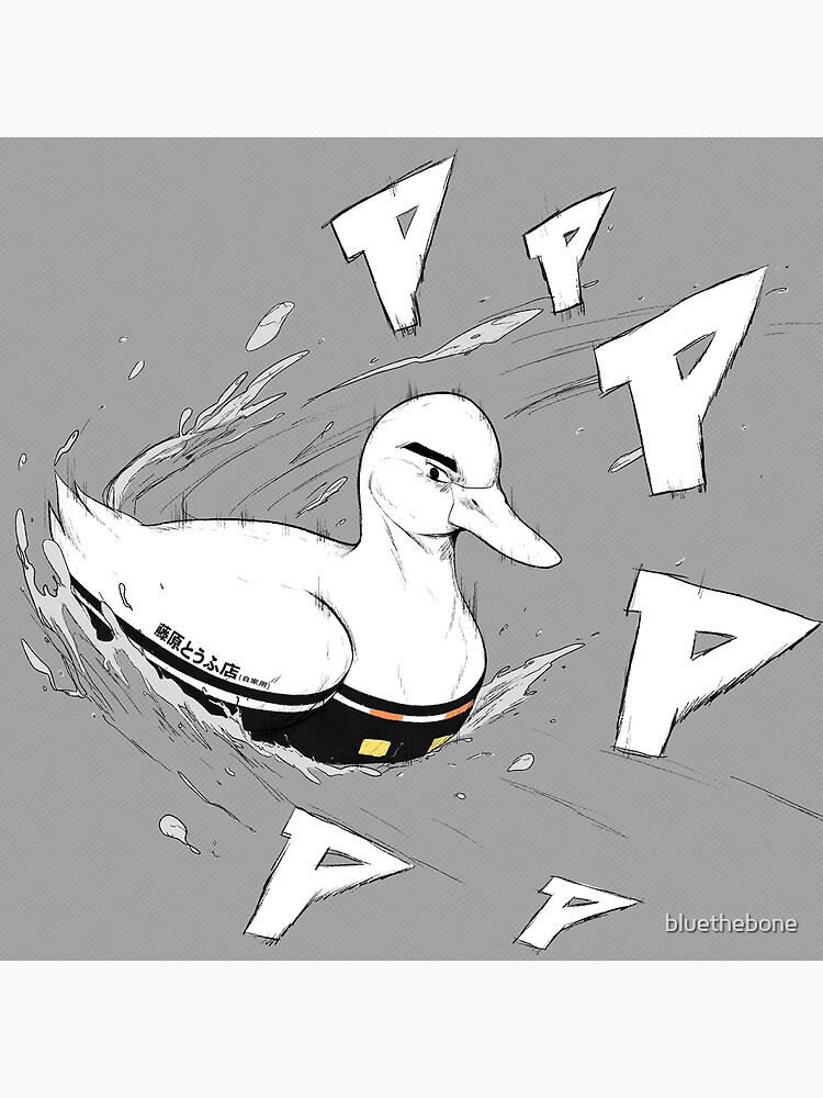 "Initial Duck" Art Print for Sale by bluethebone | Redbubble