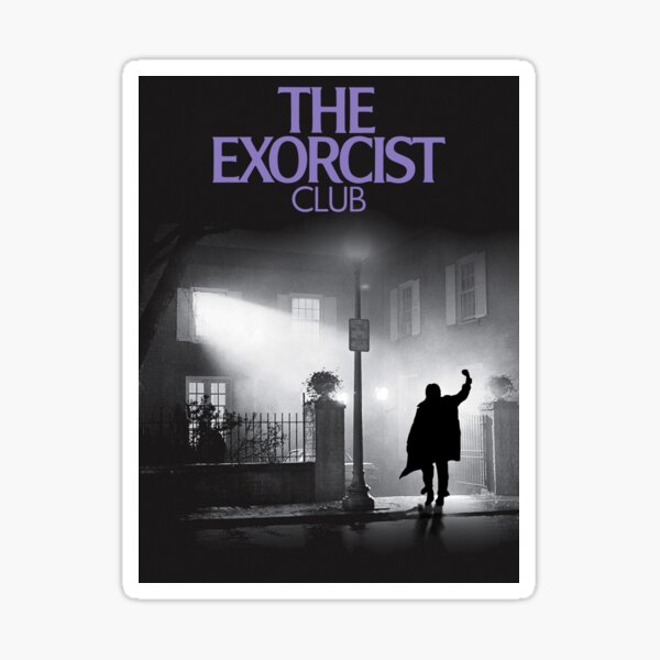 "The Exorcist Club" Sticker for Sale by Albaguy | Redbubble