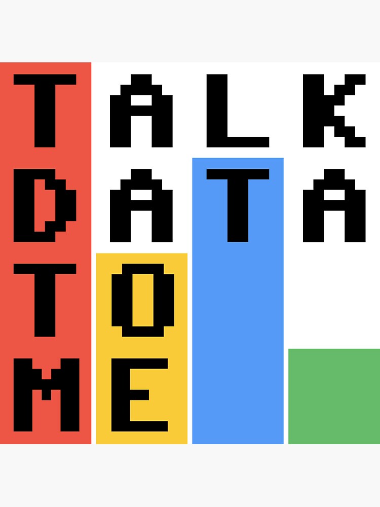 "Talk Data To Me" Sticker for Sale by flashman | Redbubble