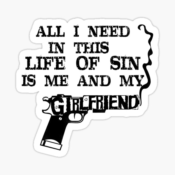 Me And My Girlfriend Sticker For Sale By Jtk667 Redbubble