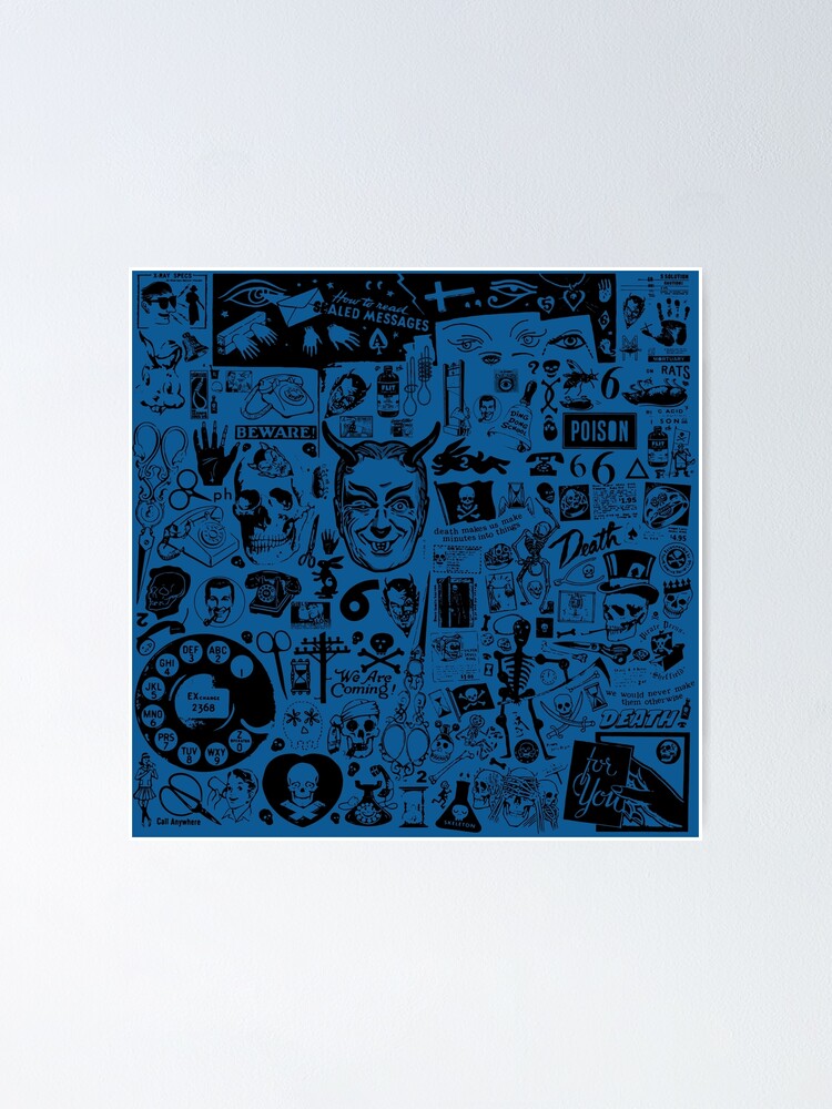 "Satanic Panic! Vintage Collage " Poster by jesseladret | Redbubble