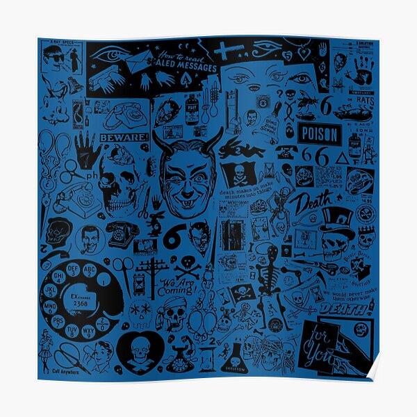 "Satanic Panic! Vintage Collage " Poster by jesseladret | Redbubble