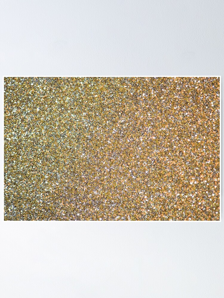 "Gold Glitter" Poster for Sale by arnaaz | Redbubble