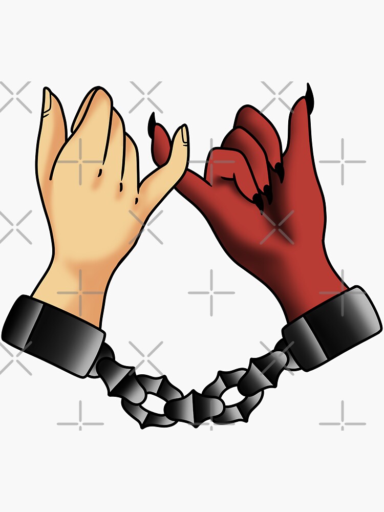 "pinky promise" Sticker for Sale by despresso | Redbubble