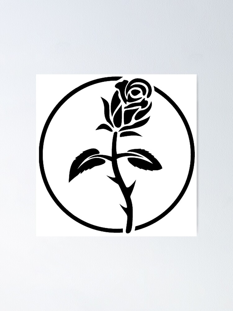 "Anarchist Black Rose Symbol" Poster by dru1138 | Redbubble