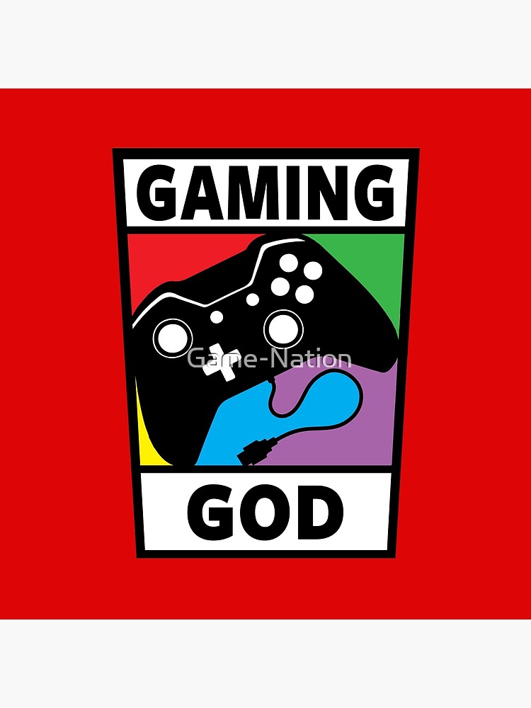 "Gaming God" Throw Pillow for Sale by Game-Nation | Redbubble