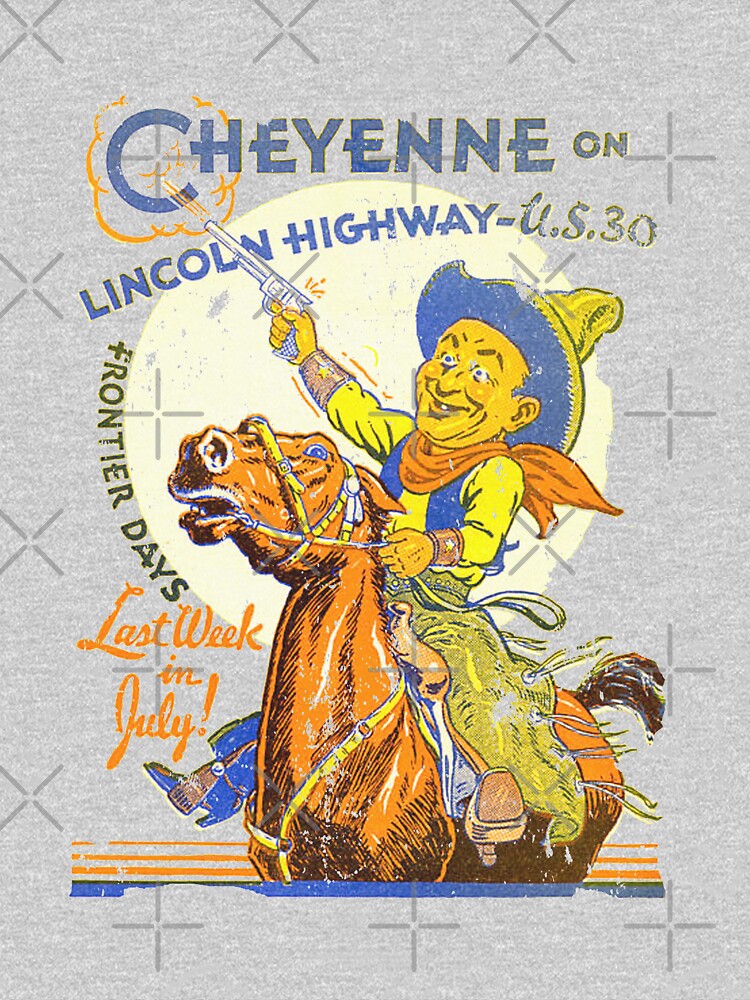 "Cheyenne Frontier Days, 50s. 60s" T-shirt for Sale by Retrorockit ...