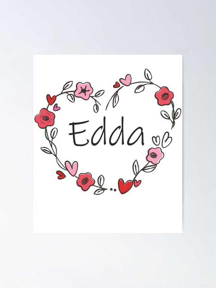 "Edda" Poster for Sale by oleo79 | Redbubble