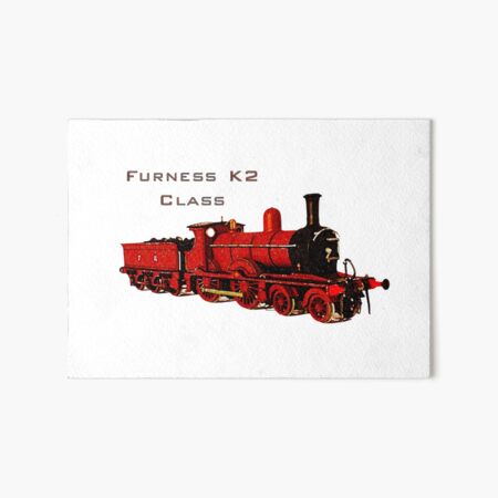 "Furness Railway K2 Class Locomotive (Red)" Art Board Print for Sale by ...