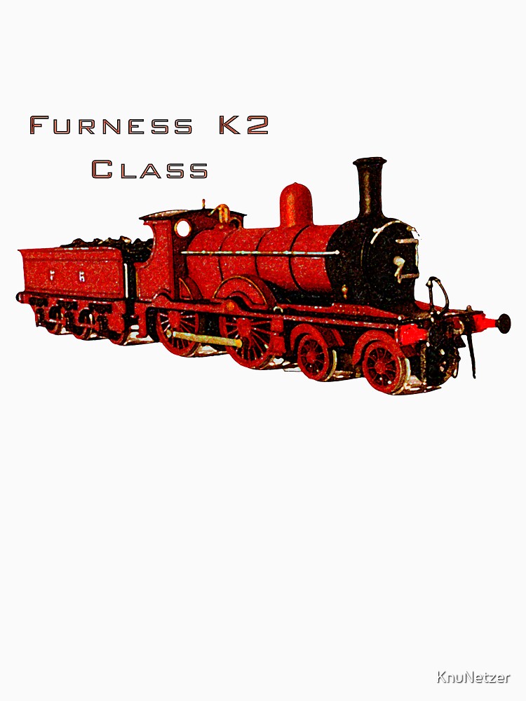 "Furness Railway K2 Class Locomotive (Red)" T-shirt for Sale by ...