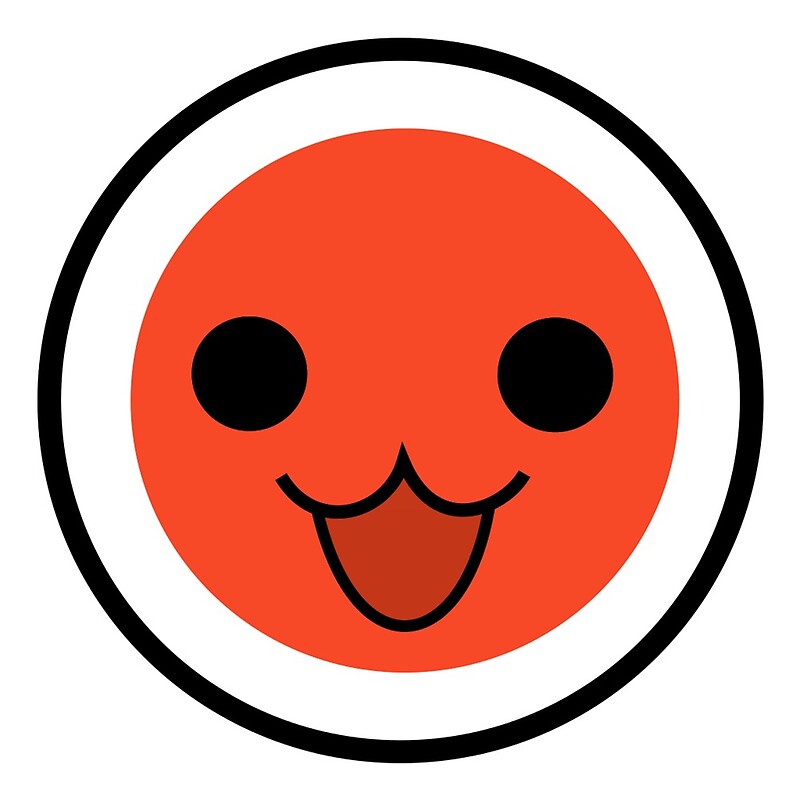 "TAIKO NO TATSUJIN - DON DRUM FACE OSU" by sp00kem | Redbubble
