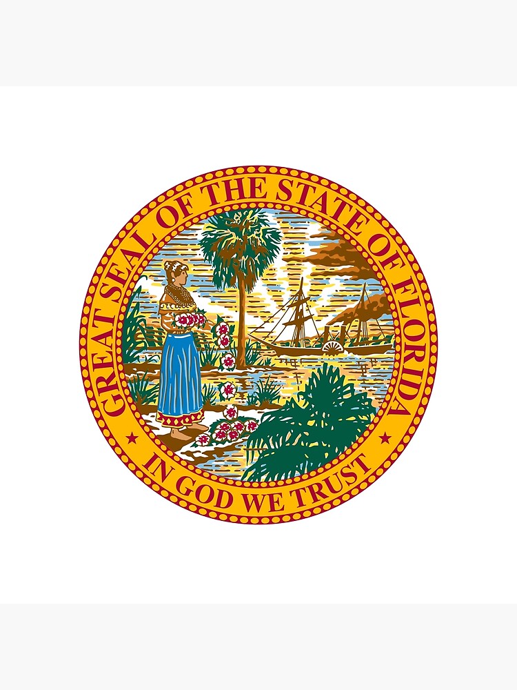 "Seal of Florida" Poster for Sale by fourretout | Redbubble