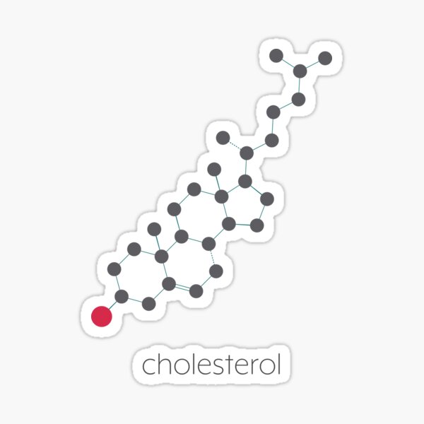 "Cholesterol molecule" Sticker by molekuul | Redbubble
