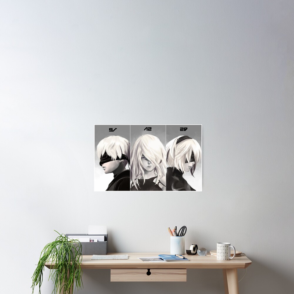 "Nier Automata - Poster" Poster for Sale by Bigcoin | Redbubble