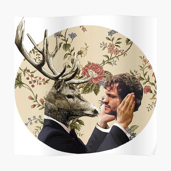 "Wendigo Floral Insignia" Poster for Sale by thescudders | Redbubble