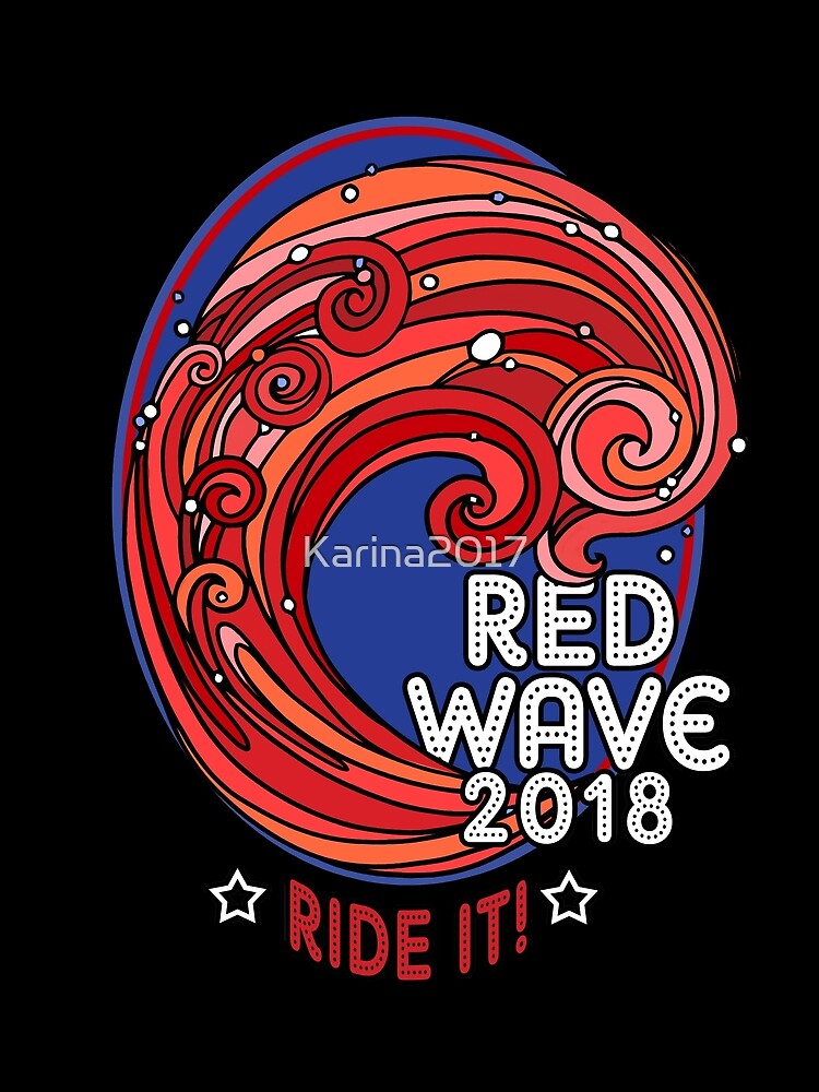 Red Wave Midterm Election 2018 Vote Red Republican Shirt Sleeveless